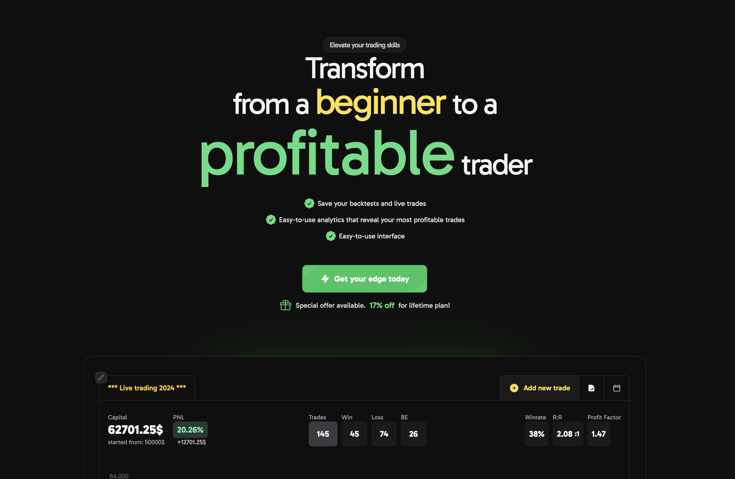 TradeVault - Trading Journal & Performance Analytics